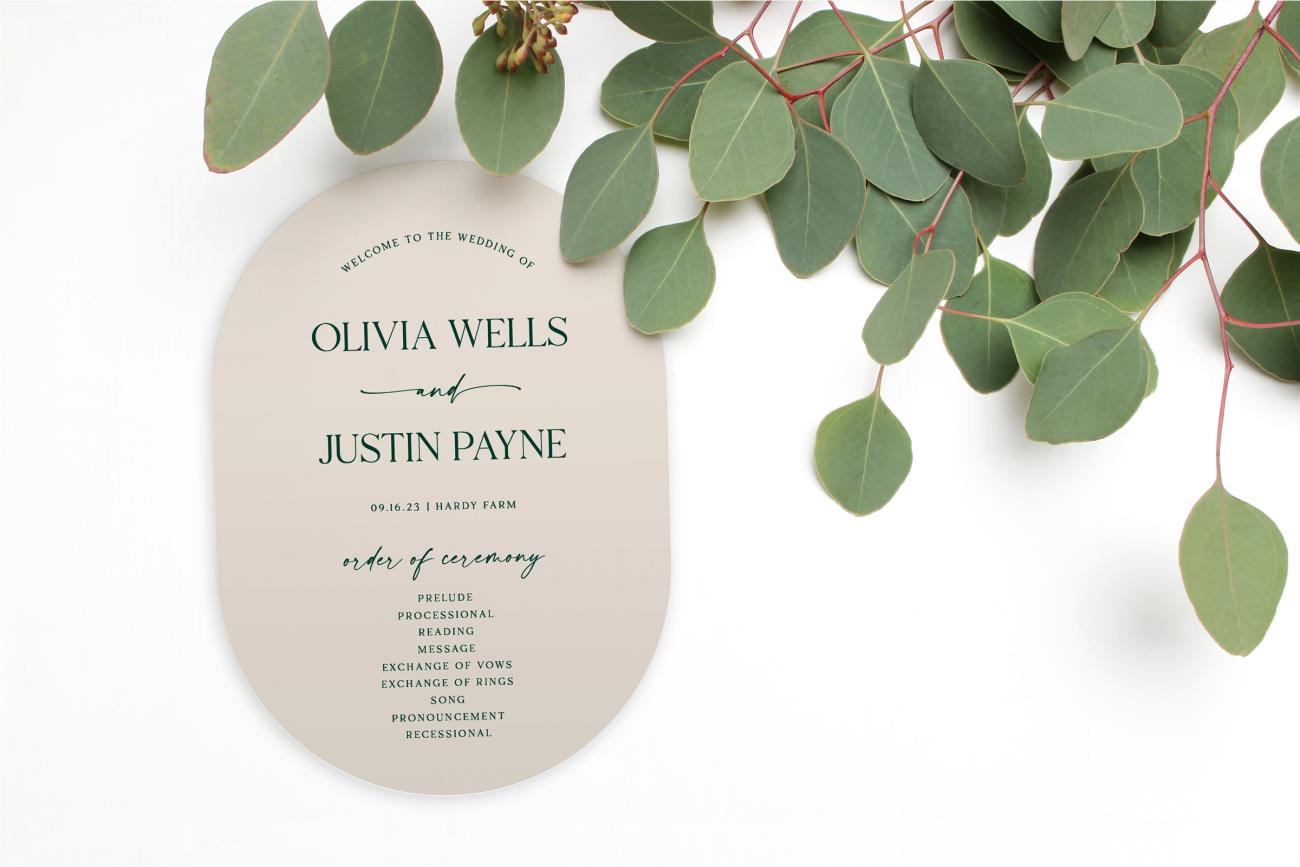 A Thorough Look at Wedding Program Etiquette | Truly Engaging