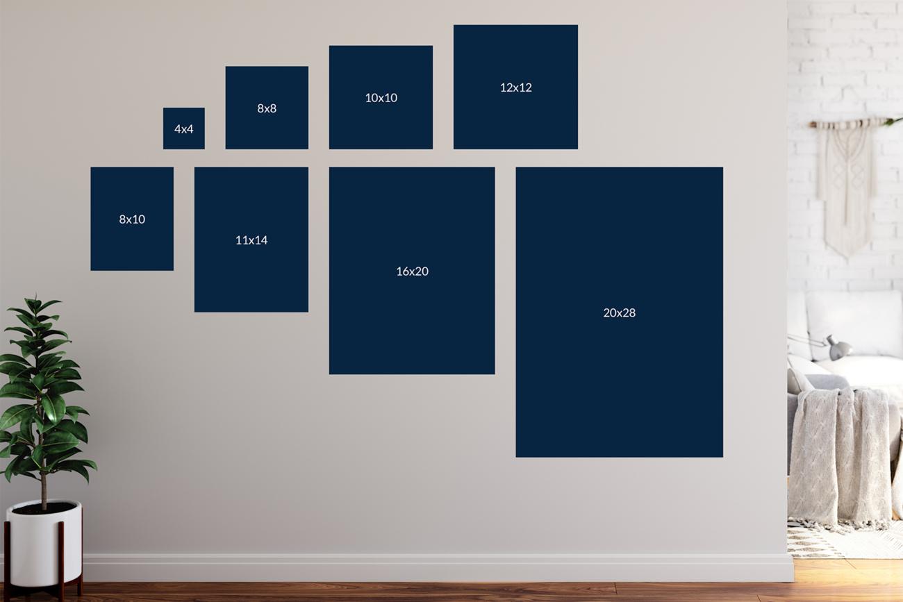 Various Photo Tile Sizes to Suit Every Style | Truly Engaging