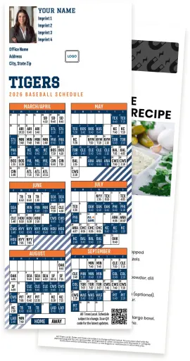 Custom Detroit Tigers Baseball Schedule Magnets | Free Samples | Truly ...