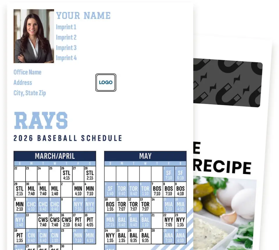 Shop Baseball Schedule Magnets | MLB Magnets | Truly Engaging