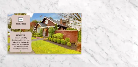 Home Tip - Healthy House Postcards | Truly Engaging