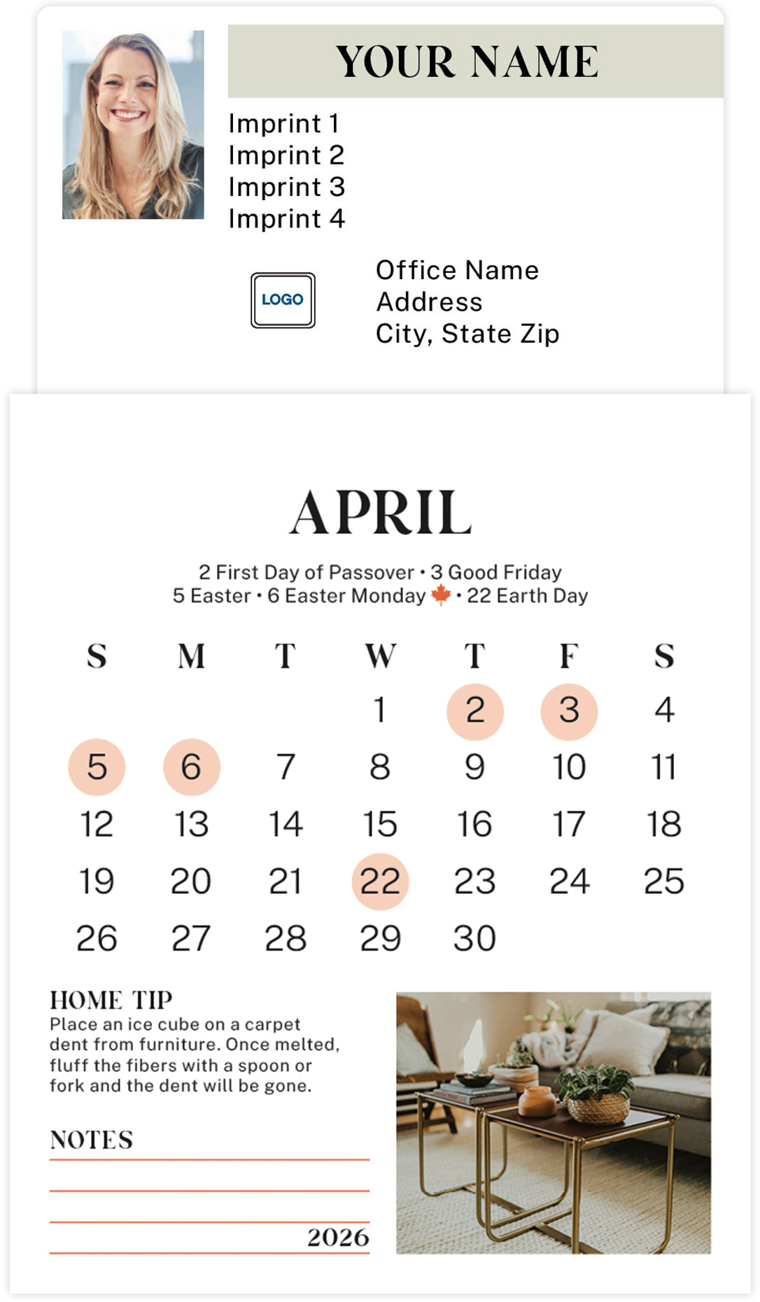 Promotional Real Estate Calendar Magnets | Truly Engaging