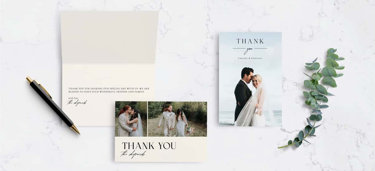 Thank You Folded Cards | Order Online | Truly Engaging
