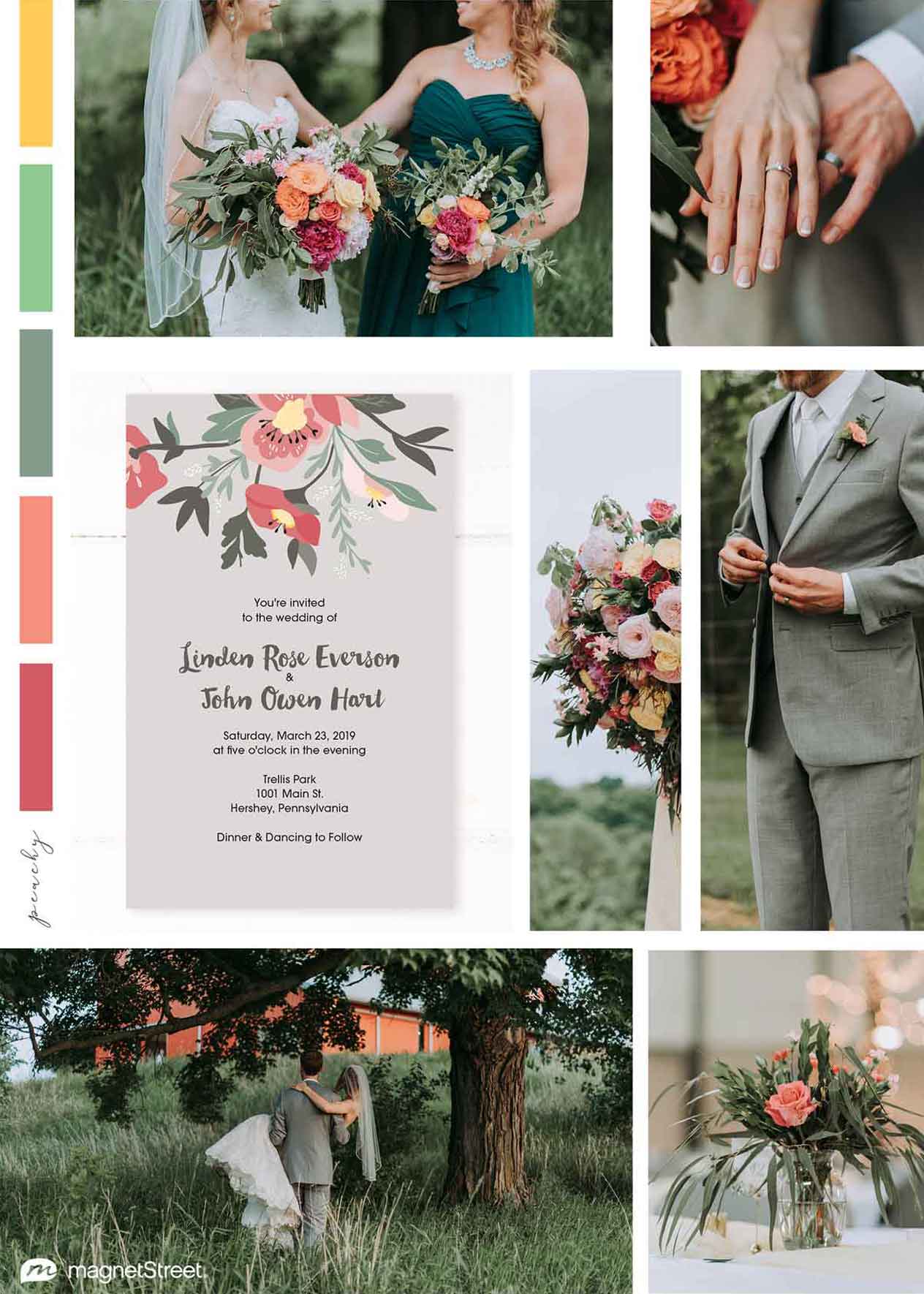 Wedding Inspiration Boards | Wedding Color Inspiration and Wedding Ideas