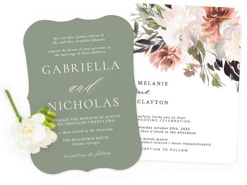 Custom Save the Dates & Wedding Invites | Truly Engaging