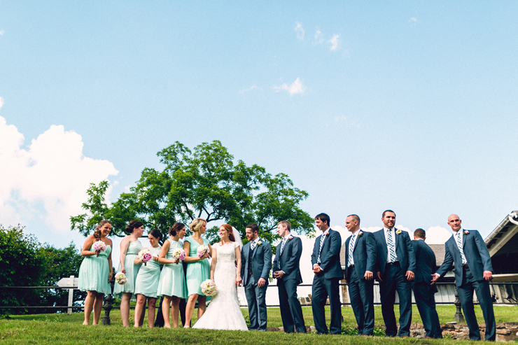 Megan + Sean’s Mint Rustic Wedding at Mill Grove | Truly Engaging